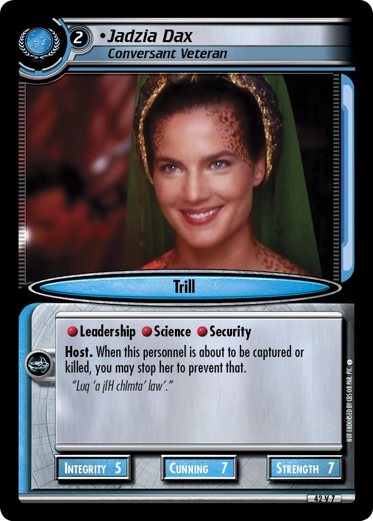 Jadzia Dax - Conversant Veteran (DS) | CardGuide Wiki | Fandom