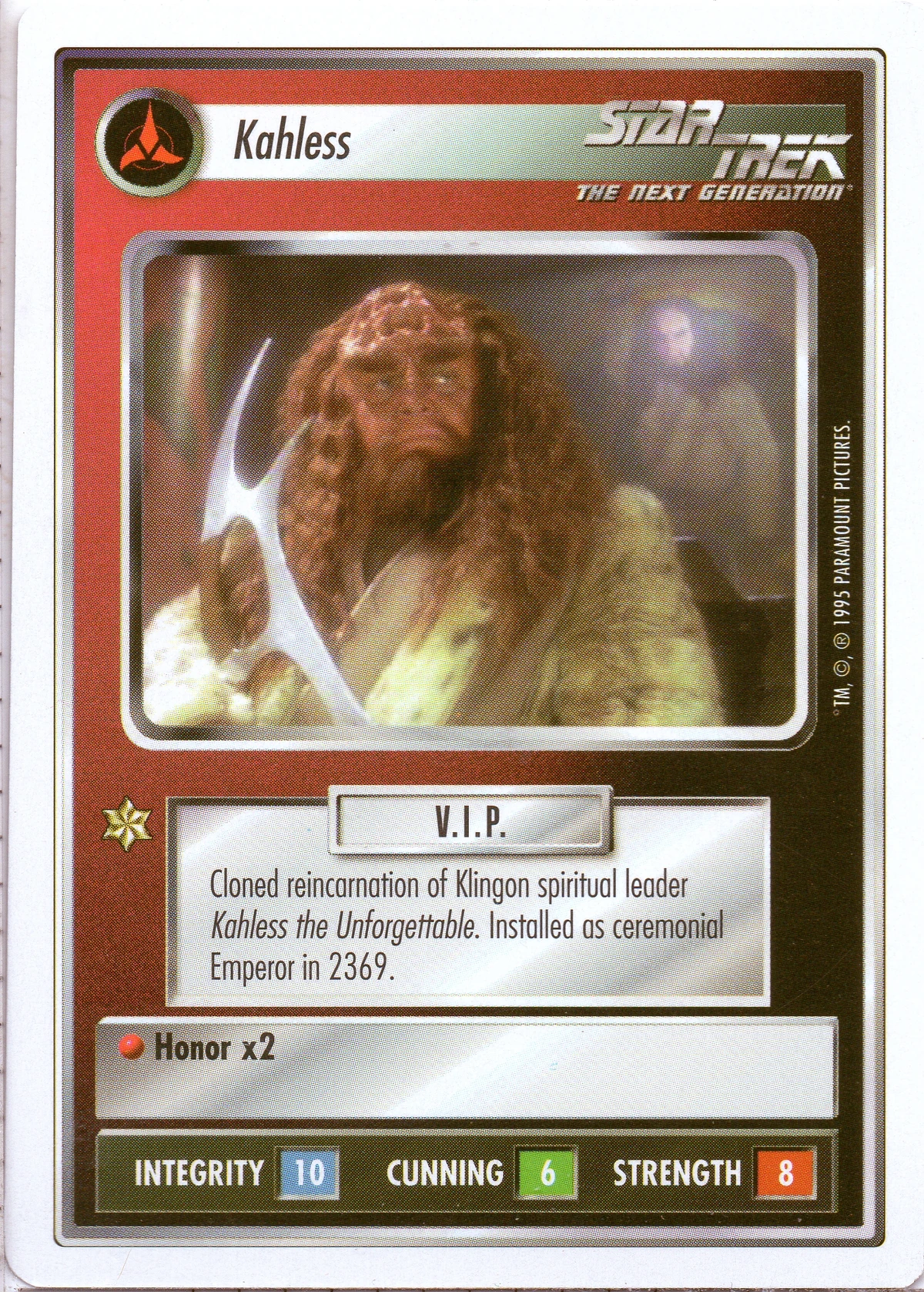 Kahless (PU95) | CardGuide Wiki | Fandom