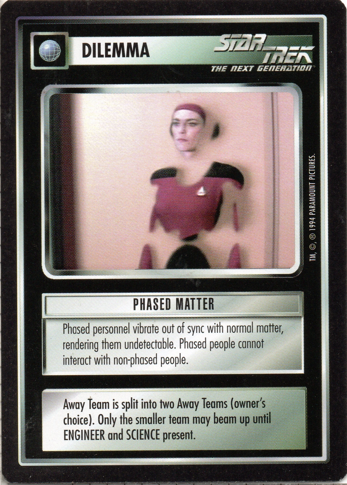 Phased Matter (PL) | CardGuide Wiki | Fandom