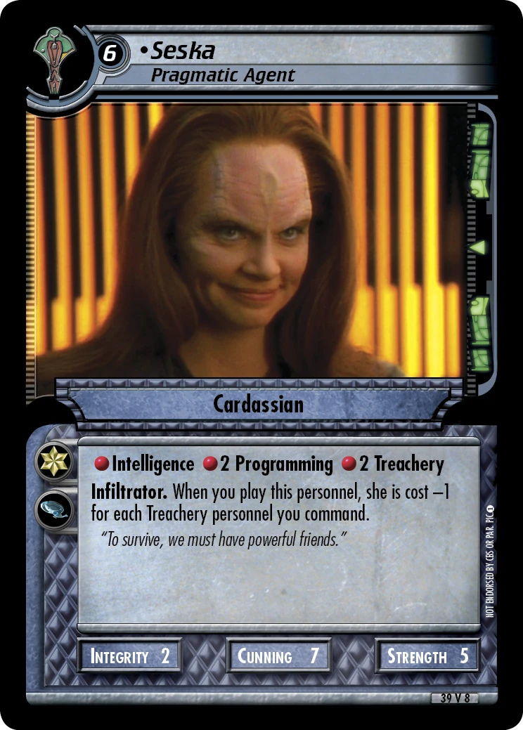 Seska - Pragmatic Agent (ST50) | CardGuide Wiki | Fandom