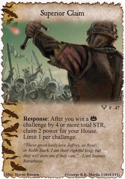 Superior Claim (KotSt) | CardGuide Wiki | Fandom