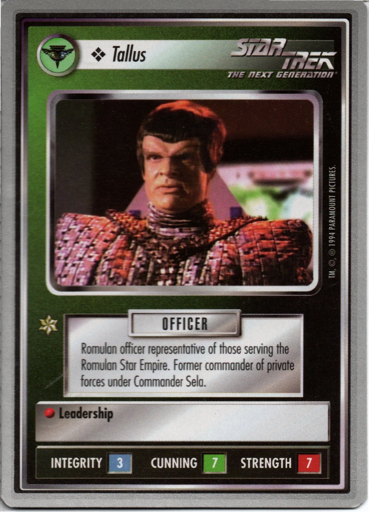 Tallus (CT) | CardGuide Wiki | Fandom