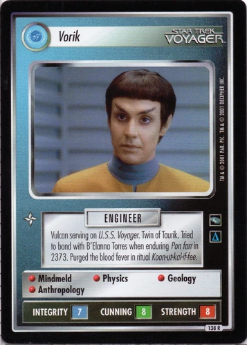Vorik (VOY) | CardGuide Wiki | Fandom