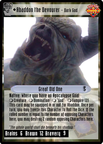 Abaddon the Devourer - Dark God (PD) | CardGuide Wiki | Fandom