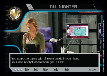 All-Nighter (1E) (Elite) | CardGuide Wiki | Fandom