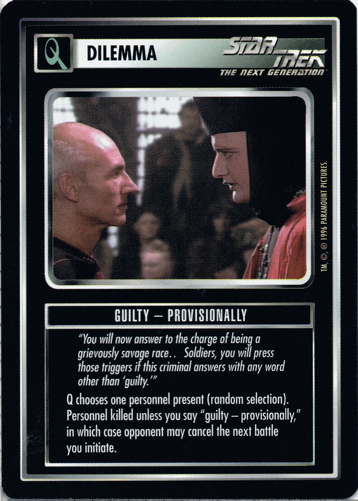 Guilty - Provisionally | CardGuide Wiki | Fandom