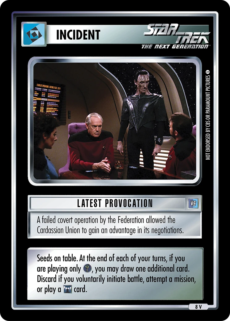 Latest Provocation (SFL) | CardGuide Wiki | Fandom