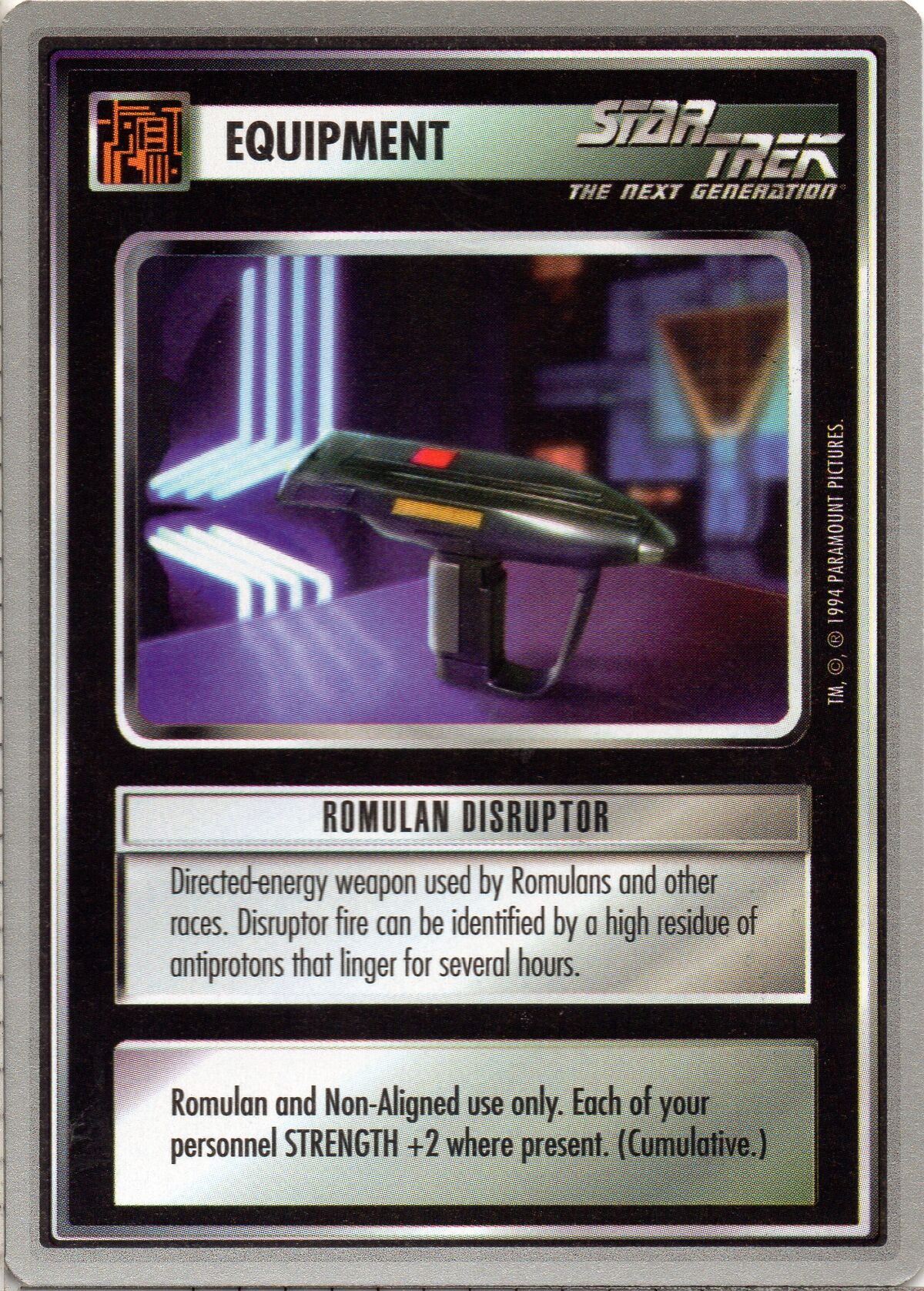 Romulan Disruptor Ct Cardguide Wiki Fandom
