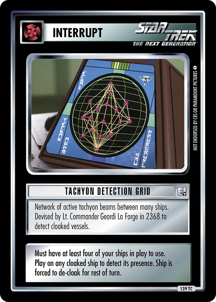 Tachyon Detection Grid (PT) | CardGuide Wiki | Fandom