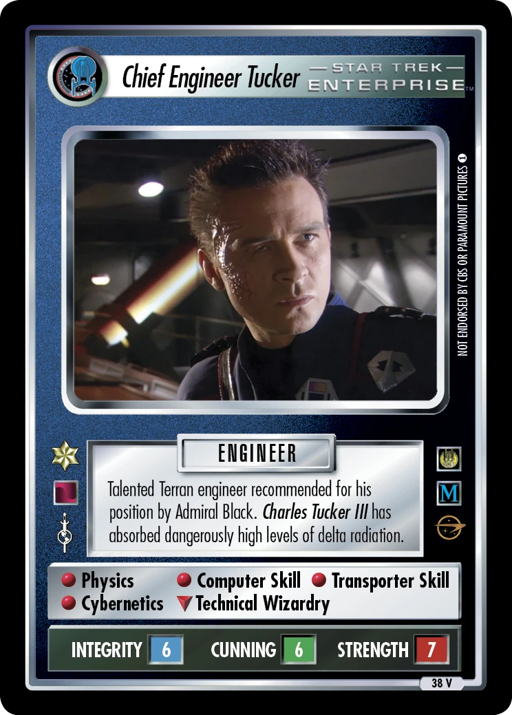 Chief Engineer Tucker (TE) | CardGuide Wiki | Fandom