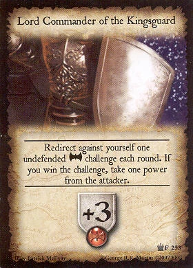 Lord Commander of the Kingsguard (FKE) | CardGuide Wiki | Fandom