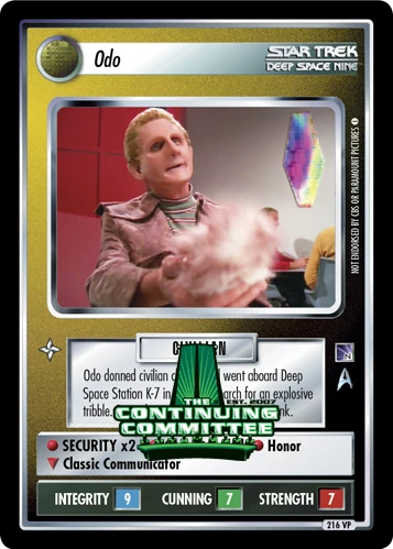 Odo (216 VP TCC) | CardGuide Wiki | Fandom