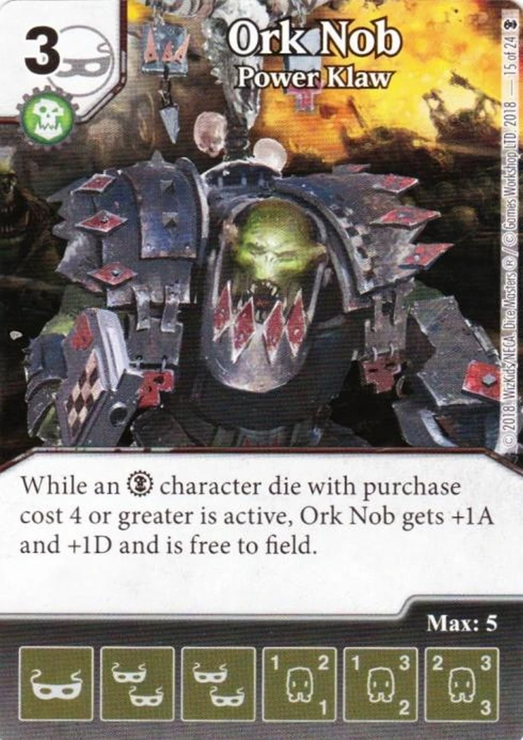 Ork Nob - Power Klaw (OWTP) | CardGuide Wiki | Fandom