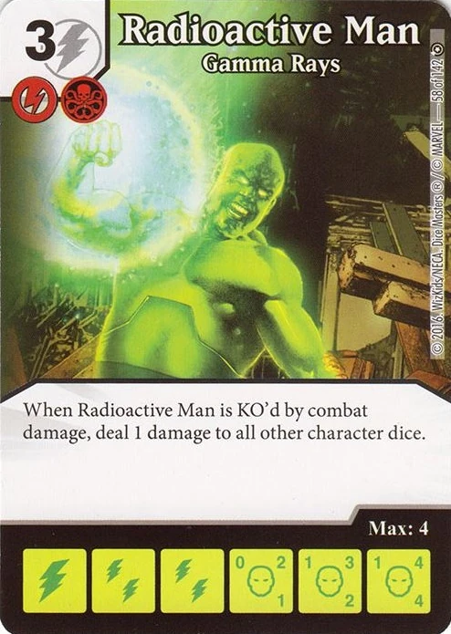 Radioactive Man - Gamma Rays (CW) | CardGuide Wiki | Fandom