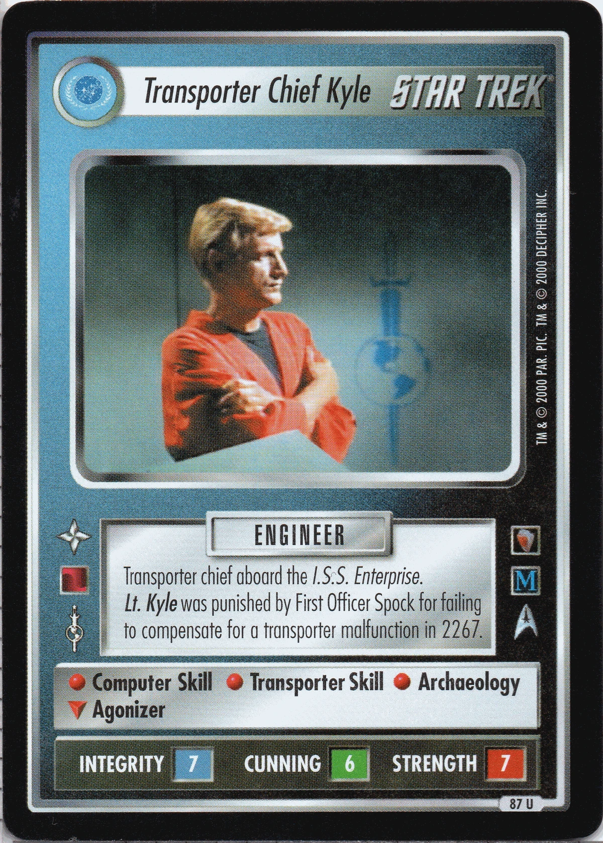 Transporter Chief Kyle (MM) | CardGuide Wiki | Fandom