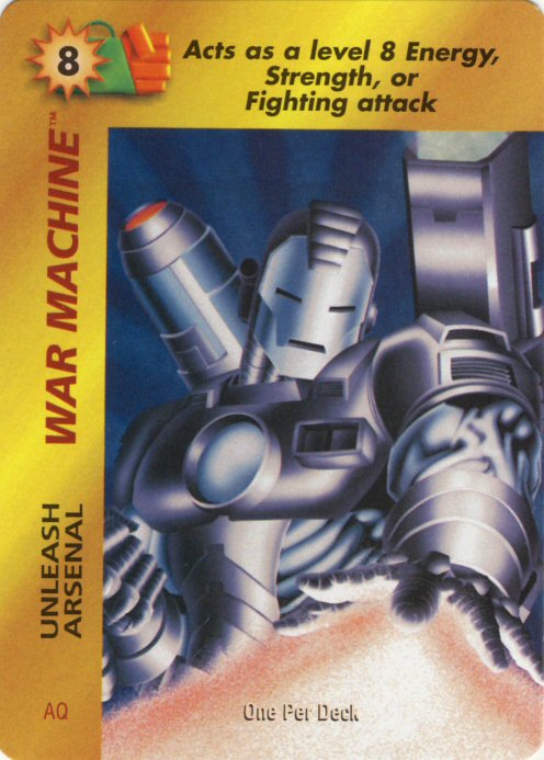 War Machine Unleash Arsenal Mvop Cardguide Wiki Fandom