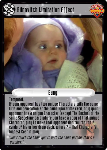 Blinovitch Limitation Effect (T9D) | CardGuide Wiki | Fandom