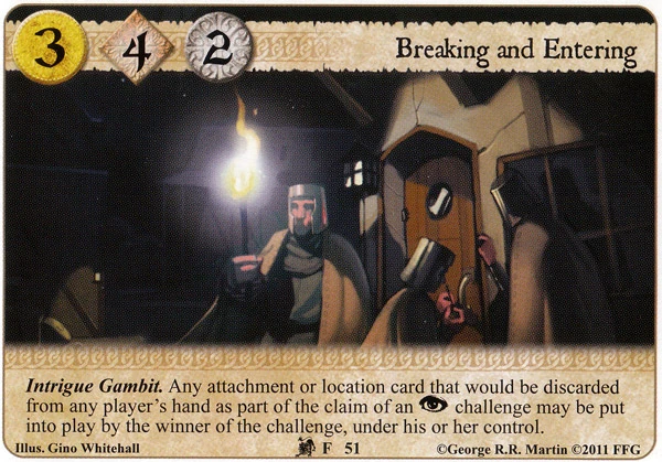 Breaking and Entering (LotR) | CardGuide Wiki | Fandom