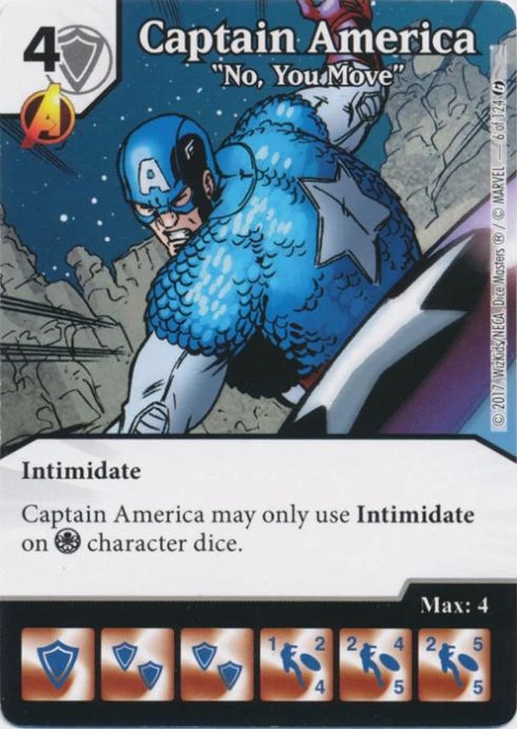 Captain America - "No, You Move (GotG) | CardGuide Wiki | Fandom