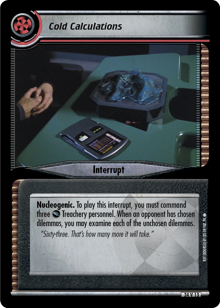 Cold Calculations (LD) | CardGuide Wiki | Fandom