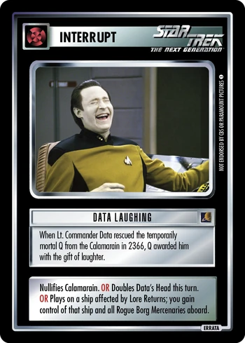 Data Laughing (Errata) (I2PG) | CardGuide Wiki | Fandom