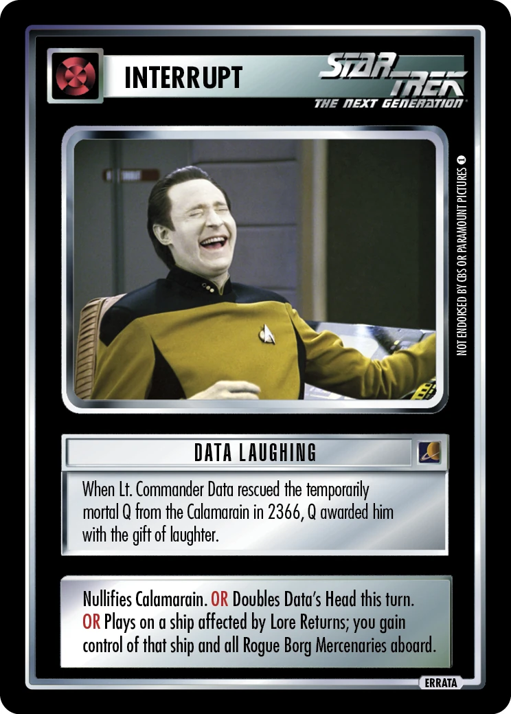 Data Laughing (Errata) (I2PG) | CardGuide Wiki | Fandom