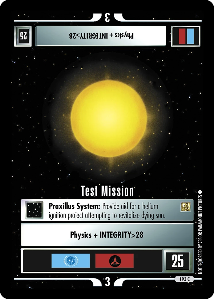 Test Mission (PR) | CardGuide Wiki | Fandom