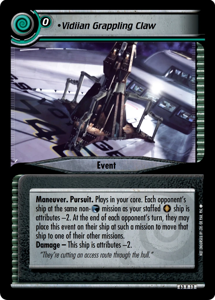 Vidiian Grappling Claw (Phage) | CardGuide Wiki | Fandom