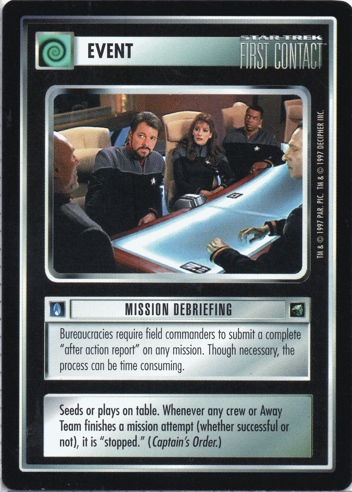 Mission Debriefing (FC) | CardGuide Wiki | Fandom