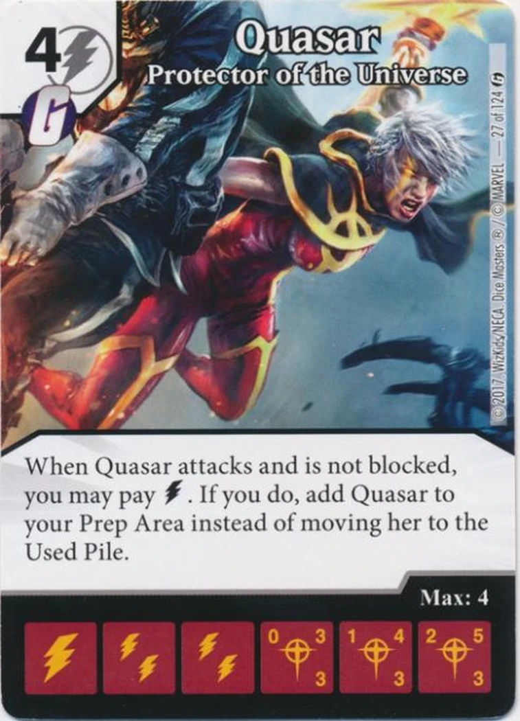 Quasar - Protector of the Universe (GotG) | CardGuide Wiki | Fandom