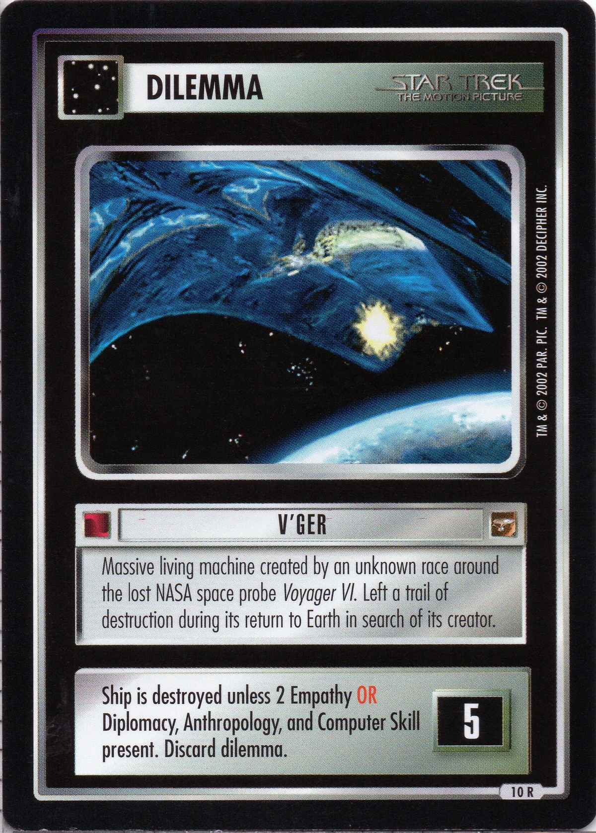 V'Ger (TMP) | CardGuide Wiki | Fandom