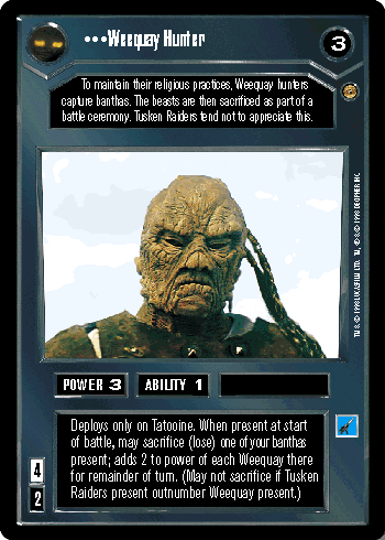 Weequay Hunter | CardGuide Wiki | Fandom