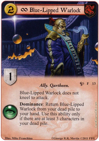 Blue-Lipped Warlock (QoD) | CardGuide Wiki | Fandom