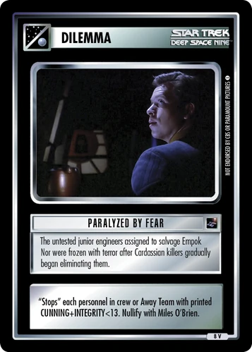 Paralyzed by Fear (TStL) | CardGuide Wiki | Fandom