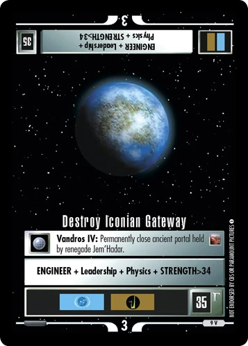 Destroy Iconian Gateway (HF4) | CardGuide Wiki | Fandom