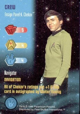 Ensign Pavel A. Chekov (ST) (P) | CardGuide Wiki | Fandom