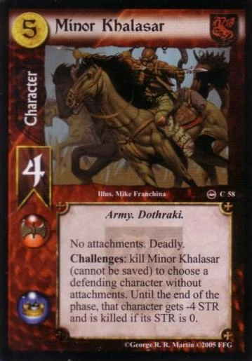 Minor Khalasar (ASoT) | CardGuide Wiki | Fandom