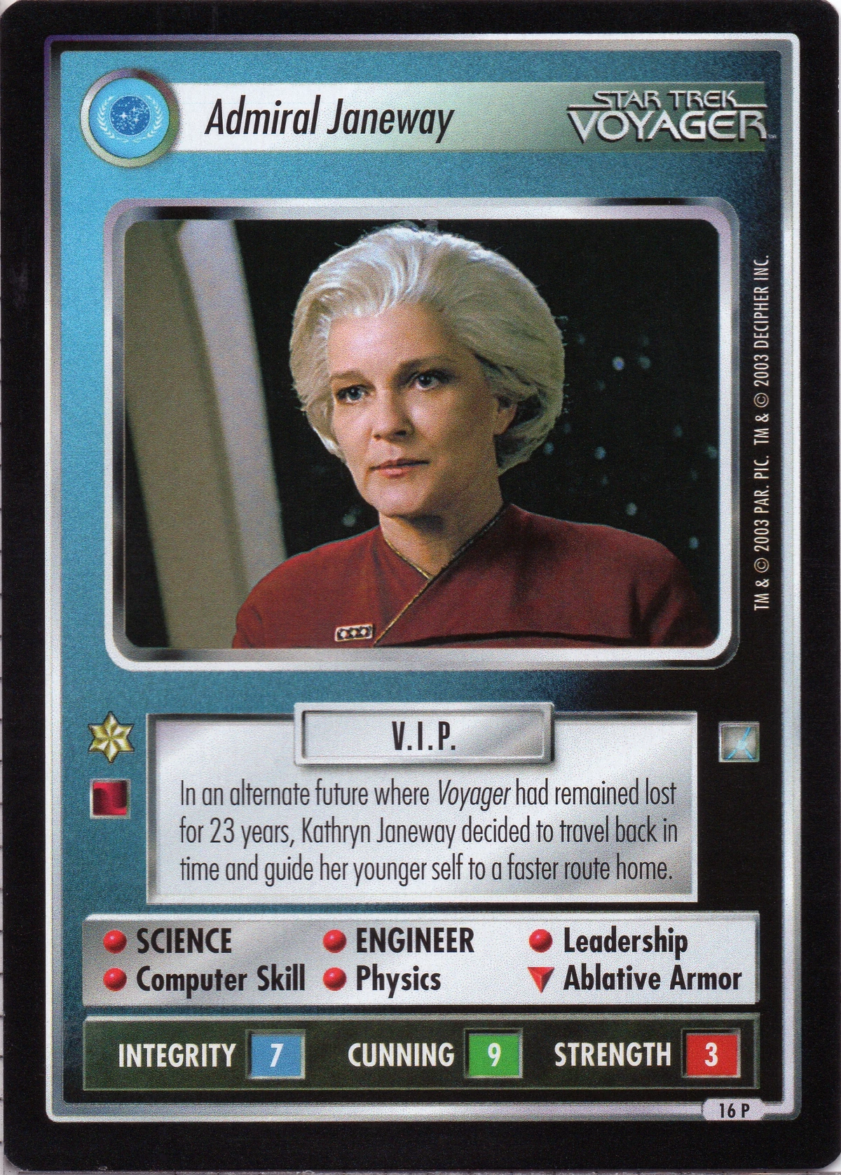 Admiral Janeway (AGT) | CardGuide Wiki | Fandom