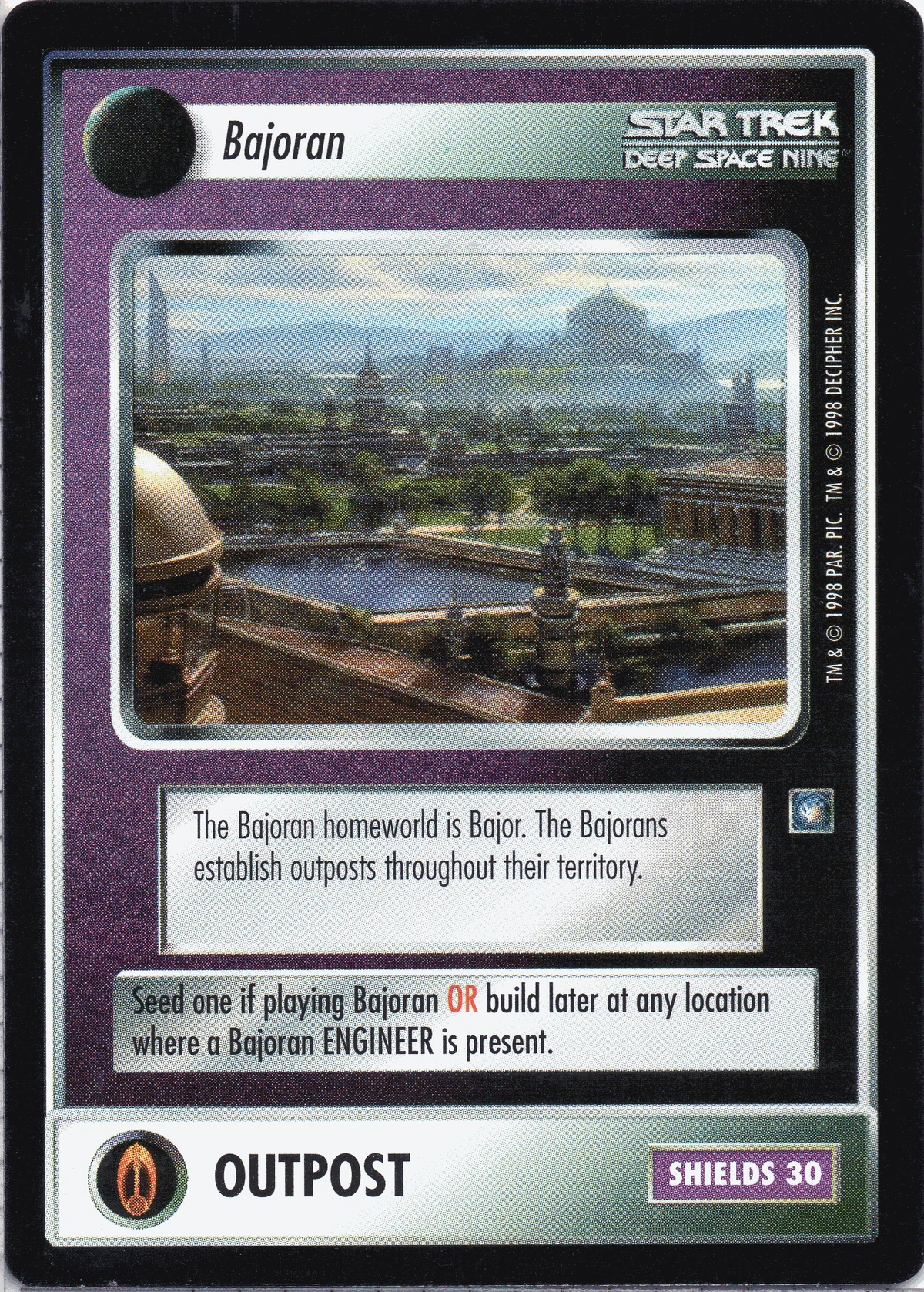 Bajoran Outpost (DS9) | CardGuide Wiki | Fandom