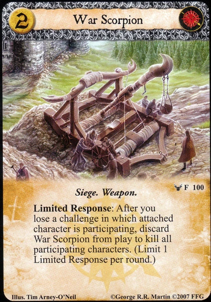 War Scorpion | CardGuide Wiki | Fandom