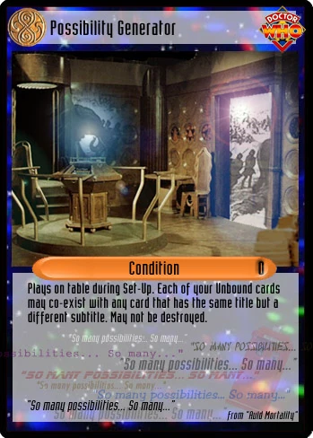 Possibility Generator (RD1) | CardGuide Wiki | Fandom