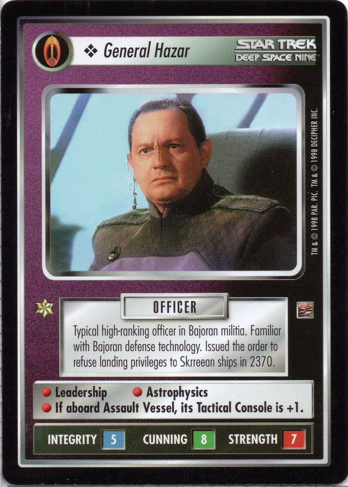 General Hazar (TD) | CardGuide Wiki | Fandom