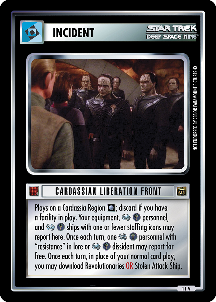 Cardassian Liberation Front Cardguide Wiki Fandom