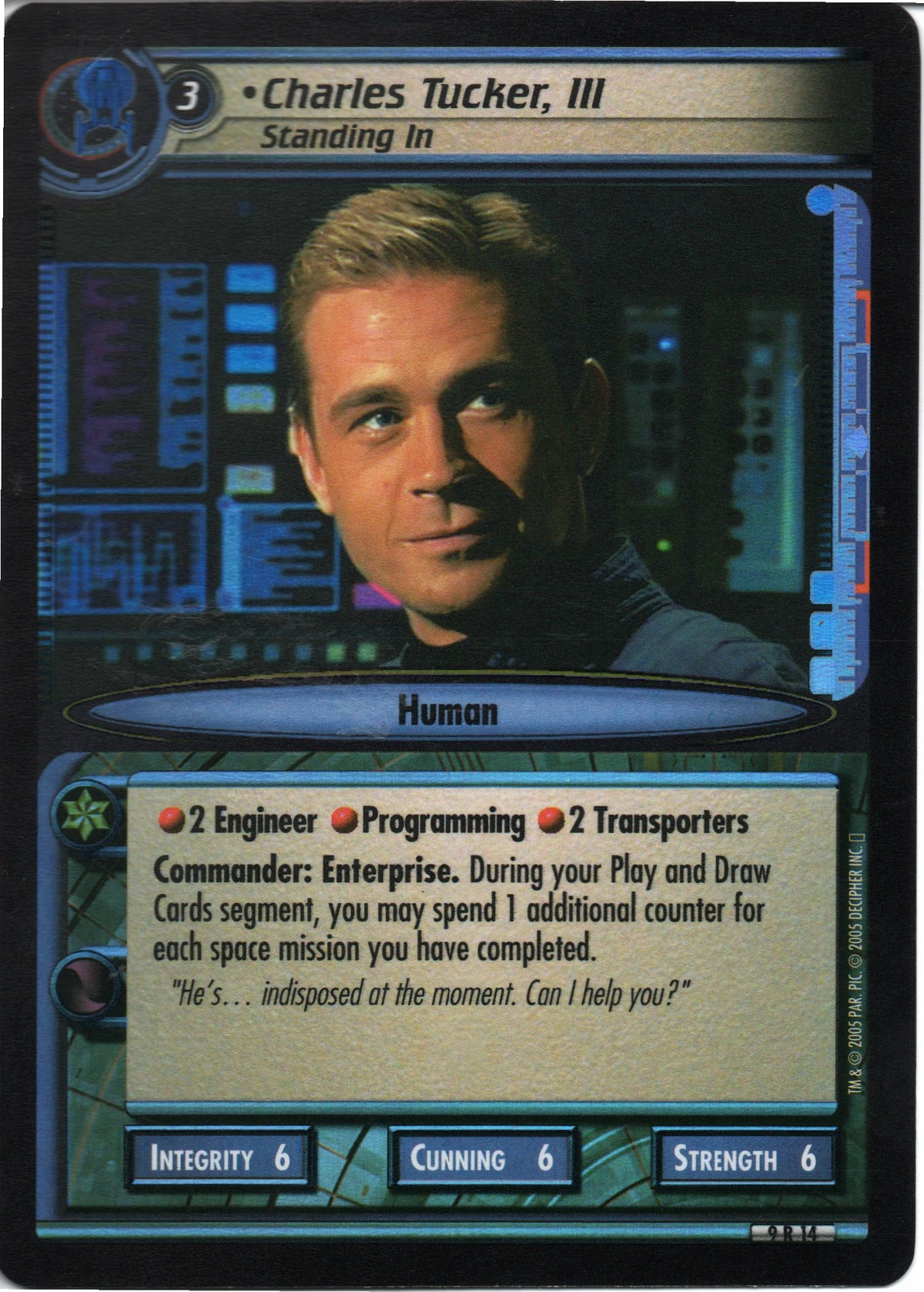 Charles Tucker, III - Standing In (DM) | CardGuide Wiki | Fandom