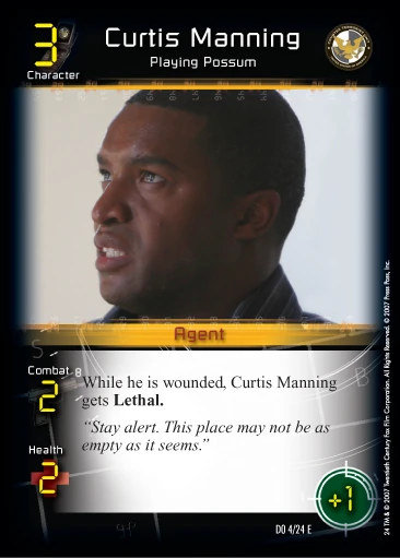 Curtis Manning - Playing Possum (D0) (Elite) | CardGuide Wiki | Fandom