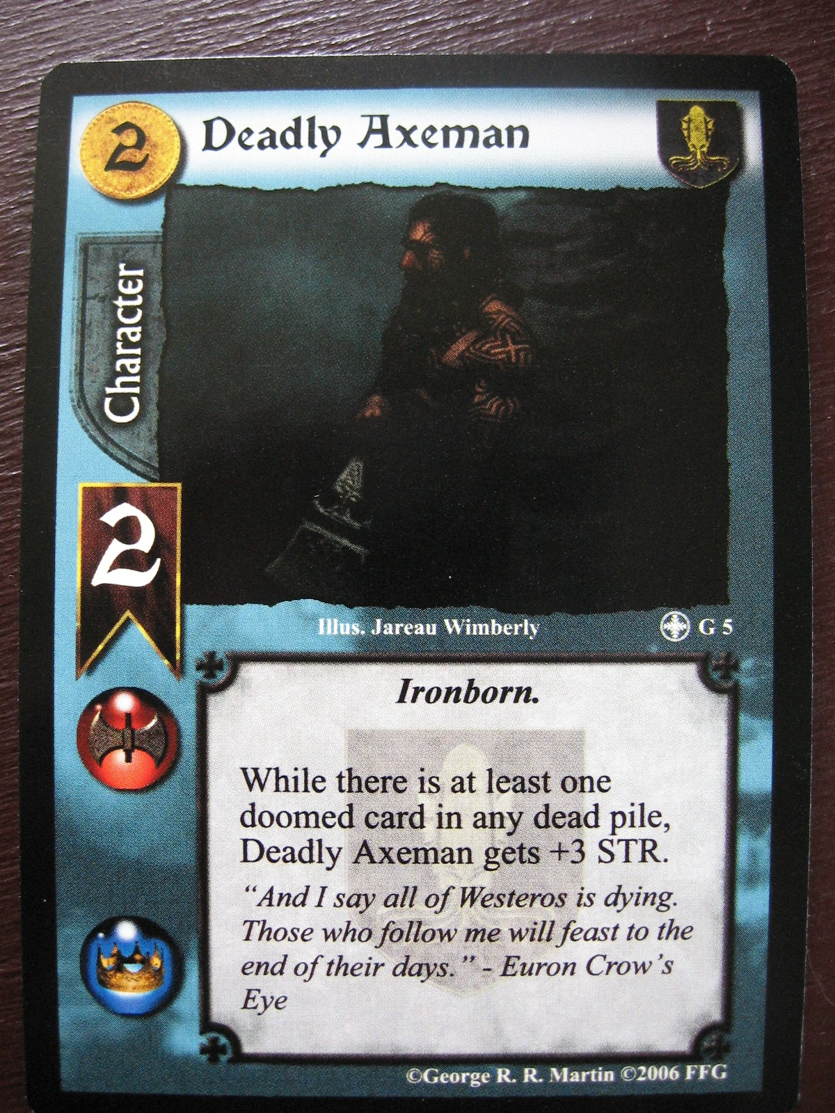 Deadly Axeman (WPS) | CardGuide Wiki | Fandom