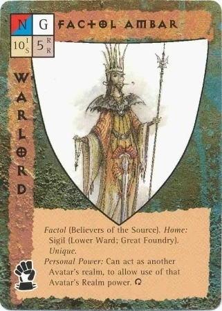 Factol Ambar (F&F) | CardGuide Wiki | Fandom