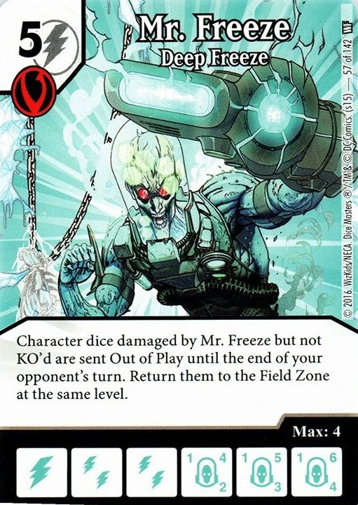 Mr. Freeze - Deep Freeze (WFDM) | CardGuide Wiki | Fandom