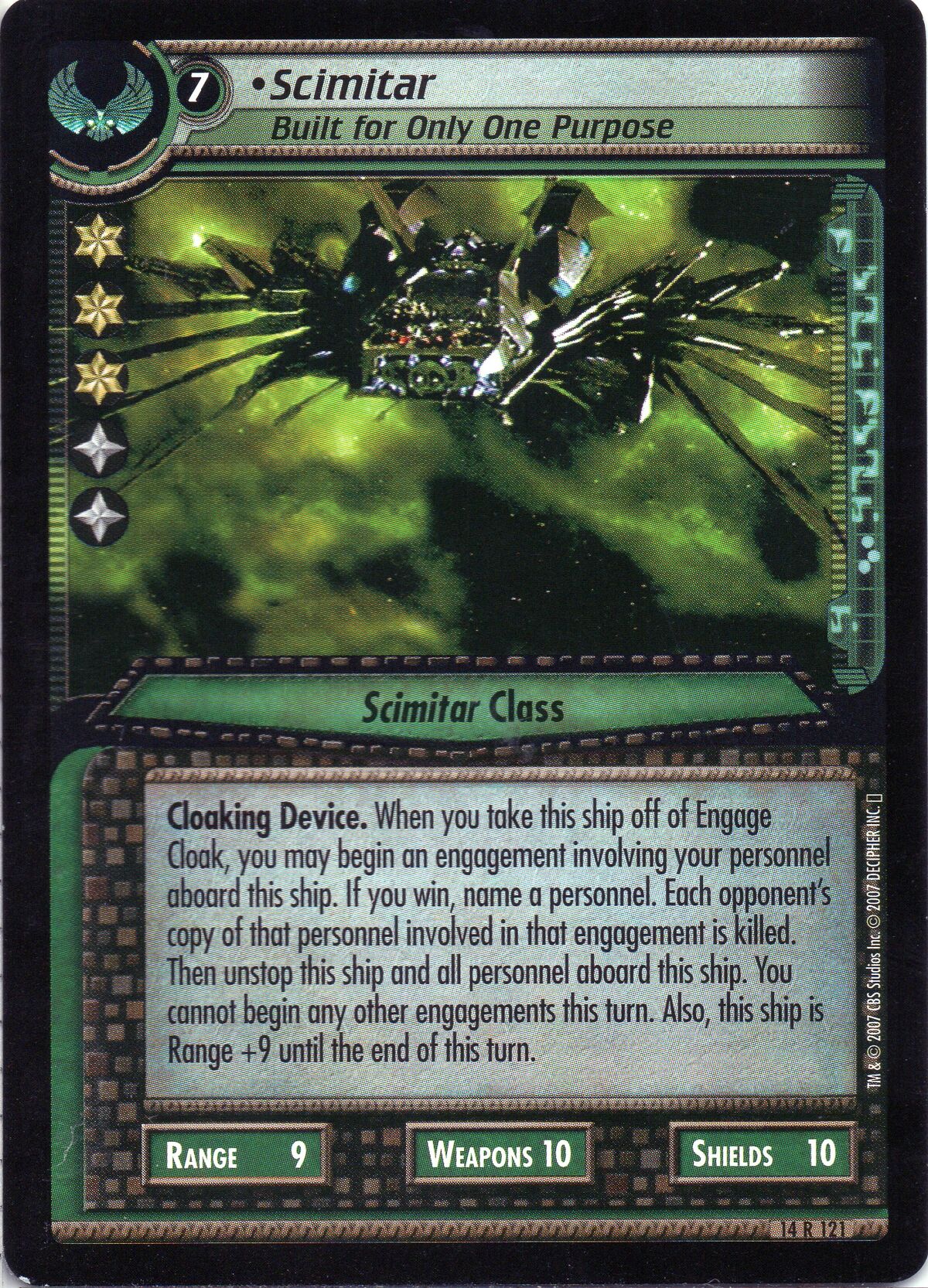 Scimitar Built For Only One Purpose Wylb Cardguide Wiki Fandom