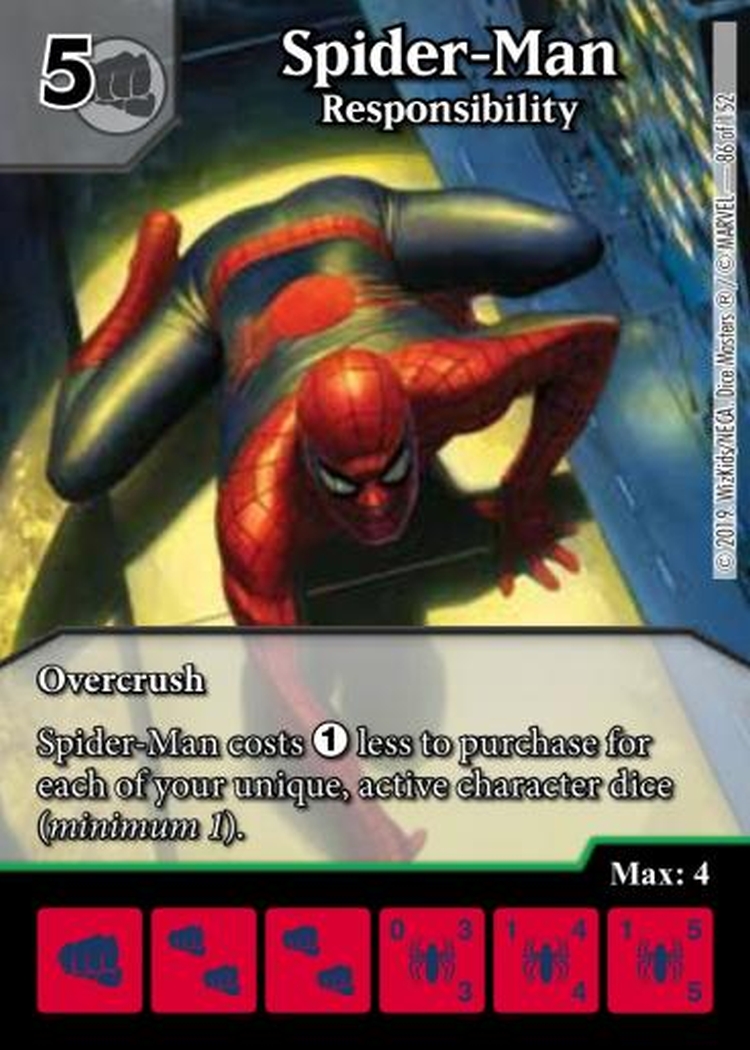 Spider Man Responsibility Aigdp Cardguide Wiki Fandom